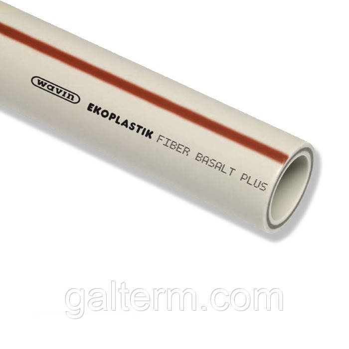 Труба поліпропіленова Wavin Ekoplastik Fiber Basalt Plus PP-RCT PN 20 ...