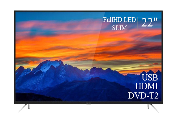 Телевізор Thomson 22" FullHD T2 USB Гарантія 1 РІК!(1080р), ціна: 5209 ...