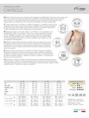 Купить Майка микромассажная Relaxsan FarmaCell Massage&Shape Арт.342 ...