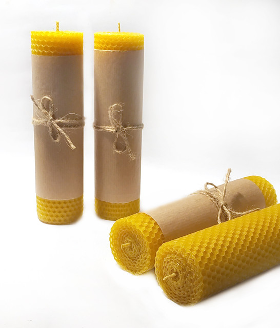 Свічки із вощини катані. Товари та послуги компанії "ApiMag.com.ua"