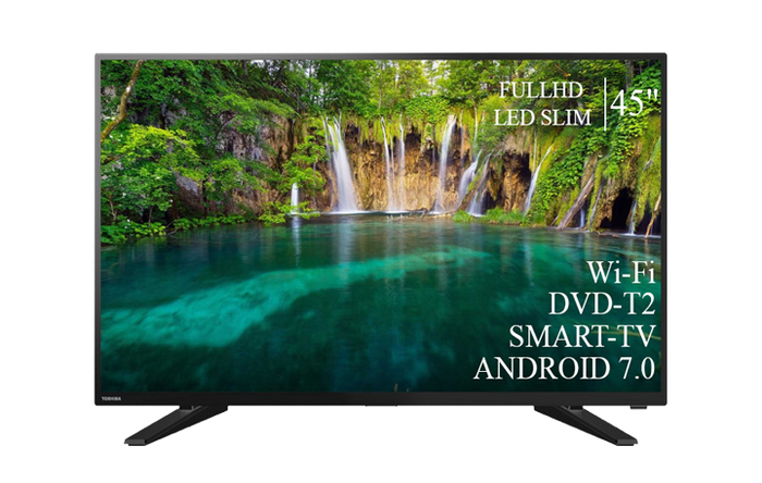 Телевізор Toshiba 45" Smart-TV/Full HD+DVB-T2+USB Android 13.0 (ID ...