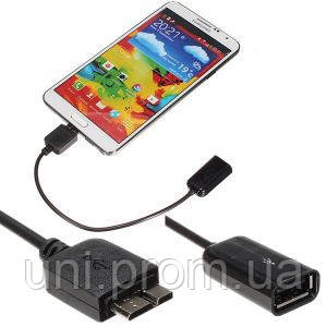 Купити USB 3.0 OTG перехідник хост 9 pin кабель чорний, ціна 92 ...