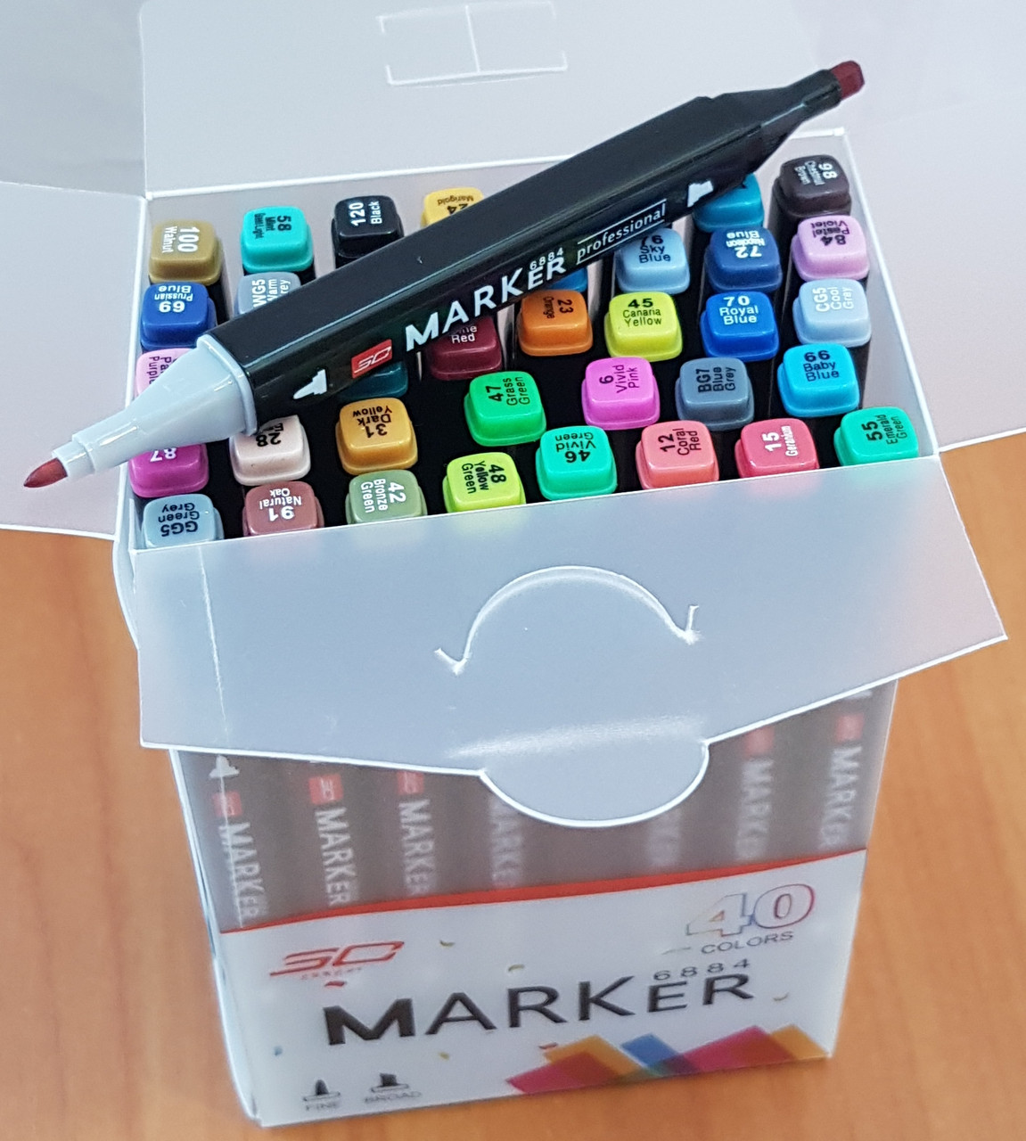 Скетч Маркеры двухсторонние "Sketch marcer" 7368-40 двухсторонние набор ...