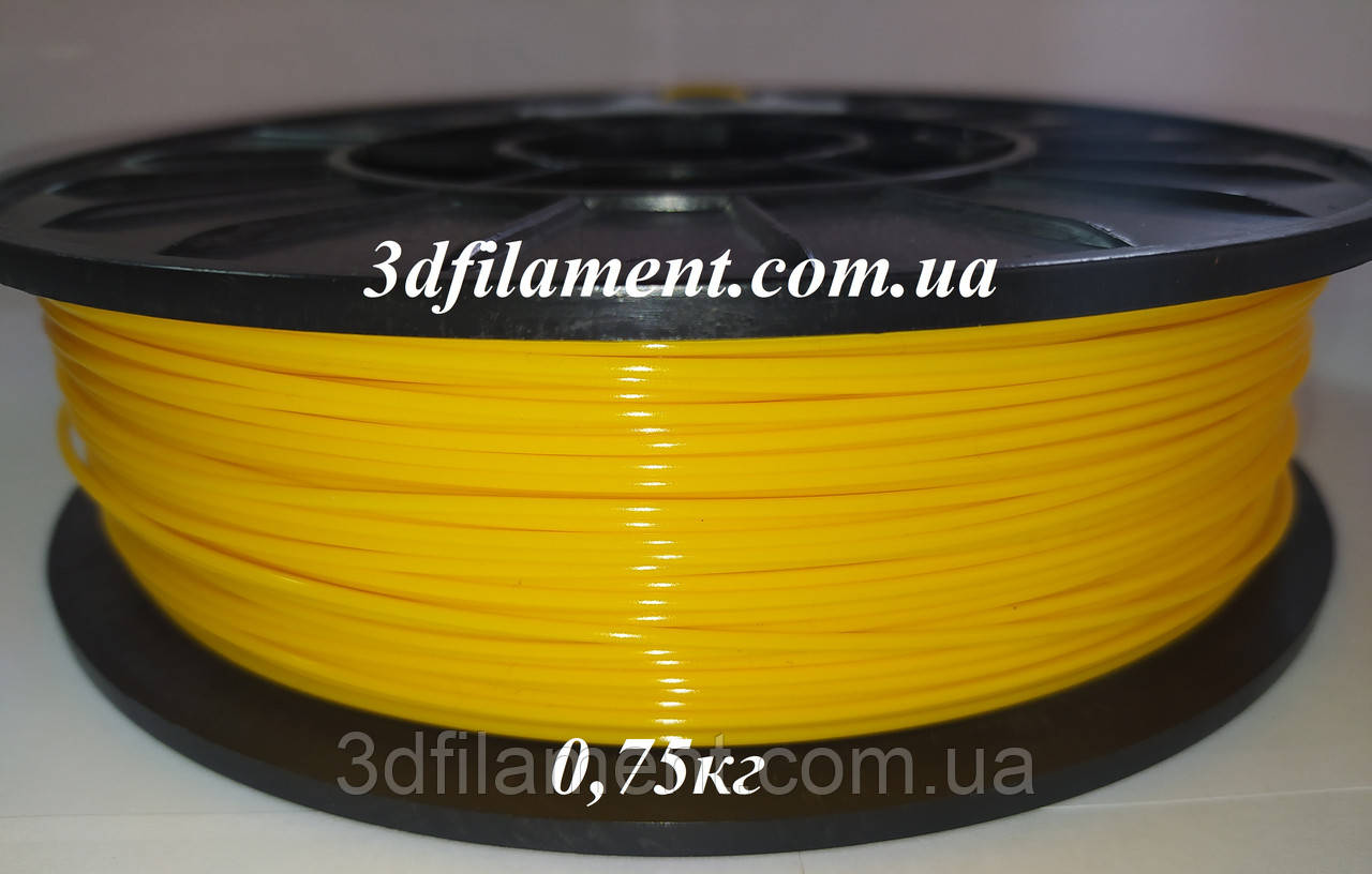 Пластик PLA (ПЛА) Жовтий 1,75 mm 0,75 кг: продаж, ціна у Києві ...