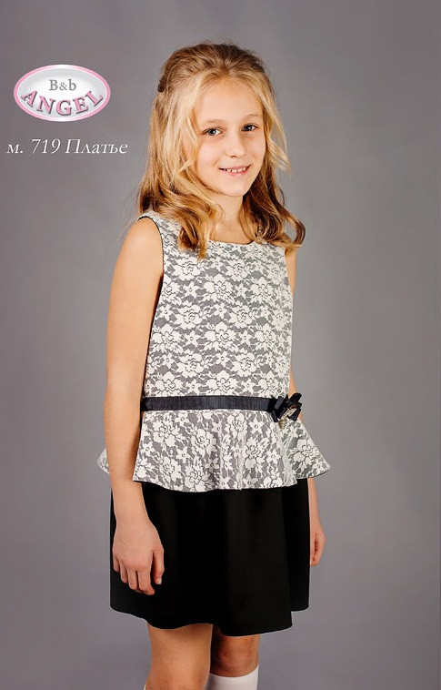 Шкільне Плаття для Дівчинки (719), Baby Angel 146 (11 Лет) Р. Синий ...