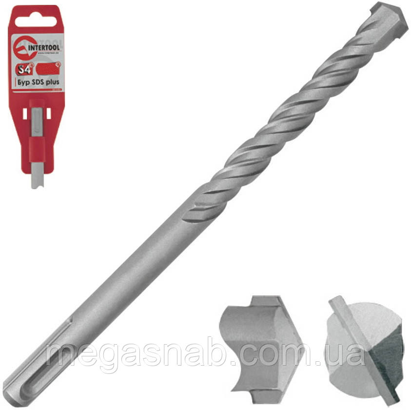 Бур по бетону Sds Plus 10 210мм Intertool Sd 1021 ціна 41 04 грн