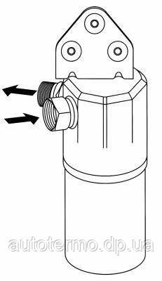 Купити Осушувач кондиціонера AUDI A4 94-09, A6 97-05, VW PASSAT 96-05 ...