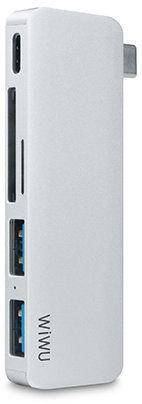 Купить Мультипортовый USB Type-C хаб (концентратор) WIWU T6 Pro USB-C ...