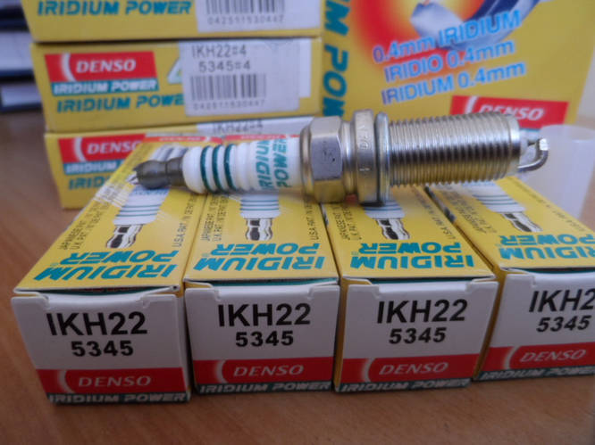 Иридиевые свечи зажигания DENSO Iridium Power IKH22 (5345) (ID ...