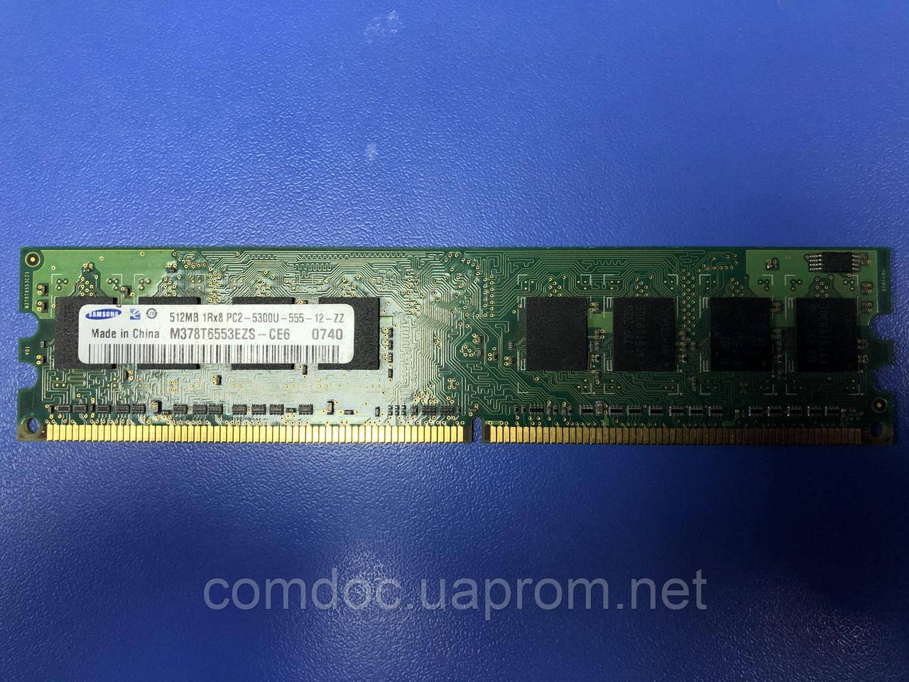 Оперативная Память Samsung 512MB 1Rx8 PC2-5300U-555-12-ZZ (Для ПК) (ID ...