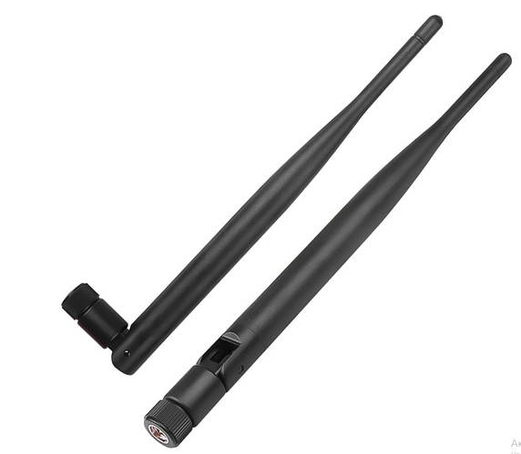 Купить WiFi антенна для роутера 6 dBi GSM WCDMA 4G L-образная SMA-M ...