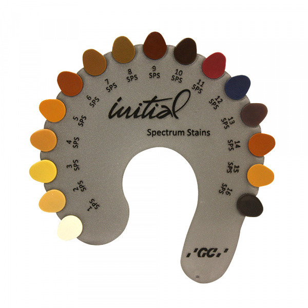 INITIAL Spectrum Stain Shade, расцветка керамических красок, GC, цена ...
