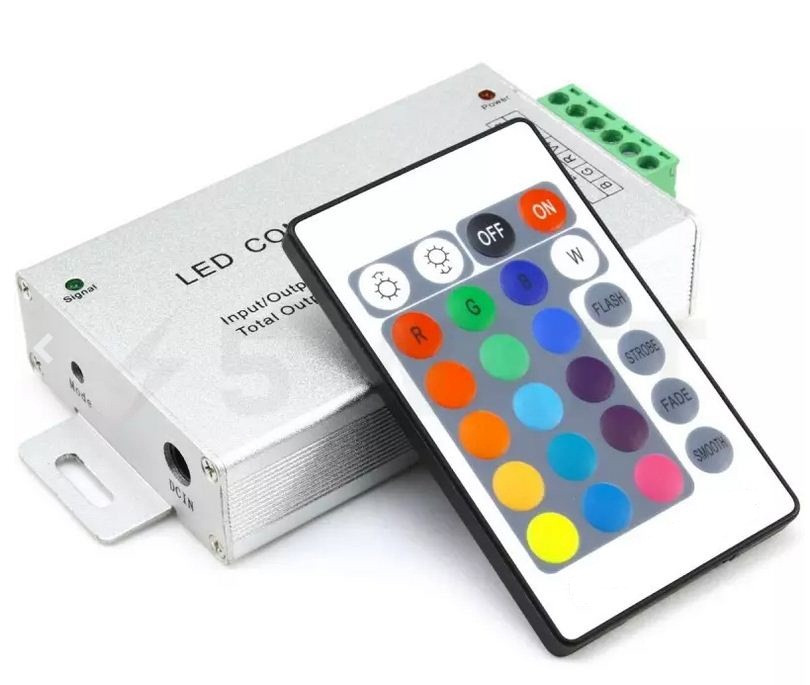 Контроллер RGB 24A RF 288W 12V 24кнопки, цена 420 грн — Prom.ua (ID ...