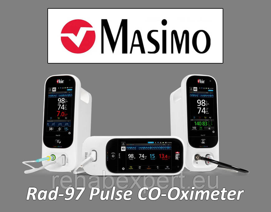 Приліжковий пульсоксиметр Masimo Rad-97 Pulse Co-Oximeter: пульсоксиметри від "Рехаб Експерт ...