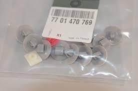 Кліпса кріплення молдинга (к-т 10 + 1 +1) на Renault Trafic 2001 ...