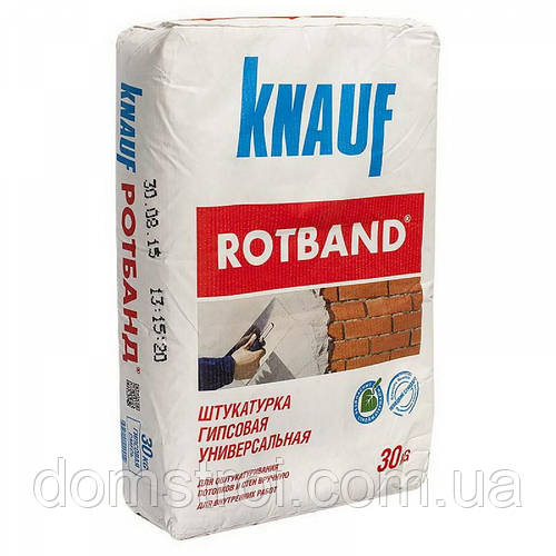 Штукатурка гипсовая KNAUF Rotband универсальная (30 кг) (ID#1259308970), цена: 395 ₴, купить на ...