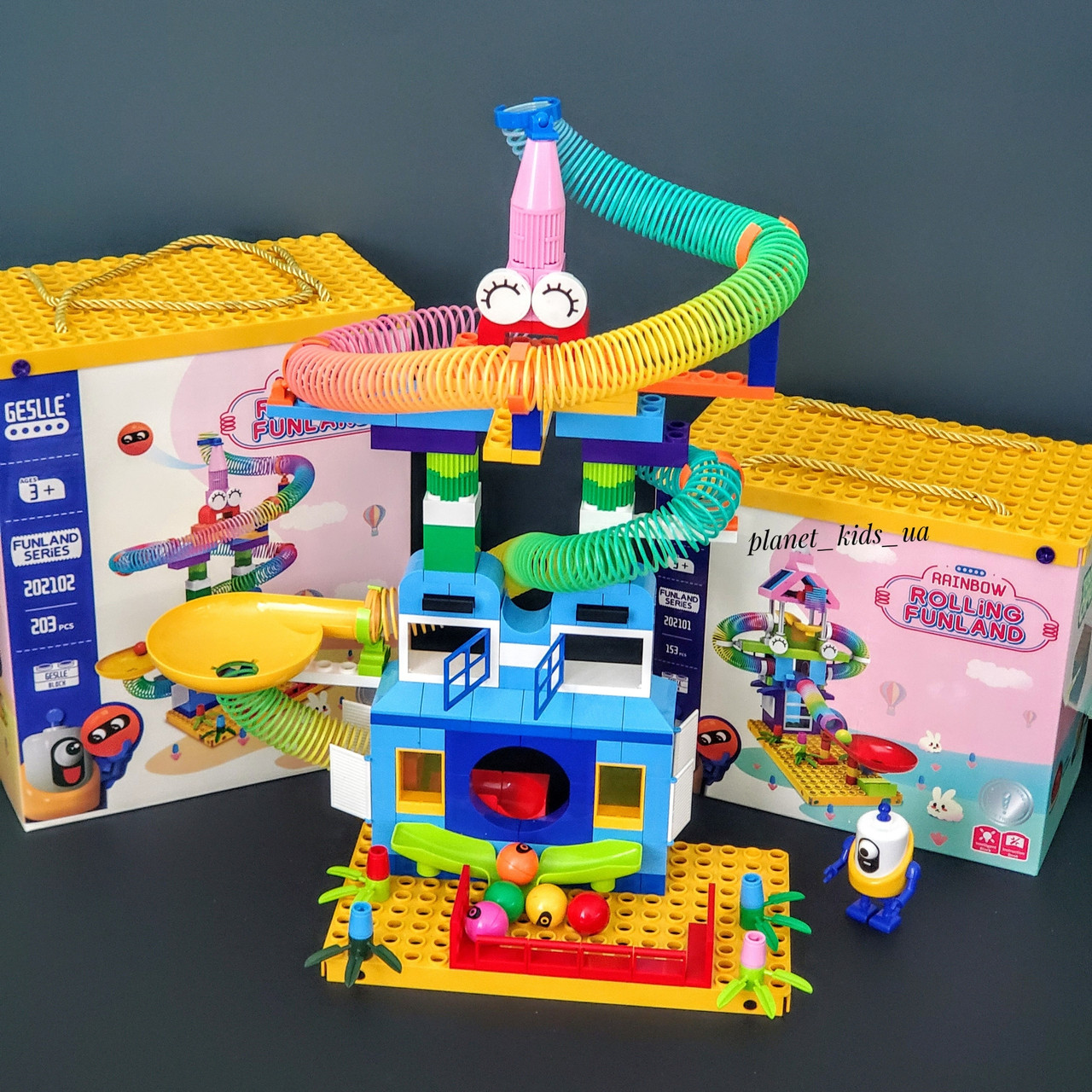 Купити Конструктор з пружиною лабіринтом Rolling Funland 2 в 1 ...