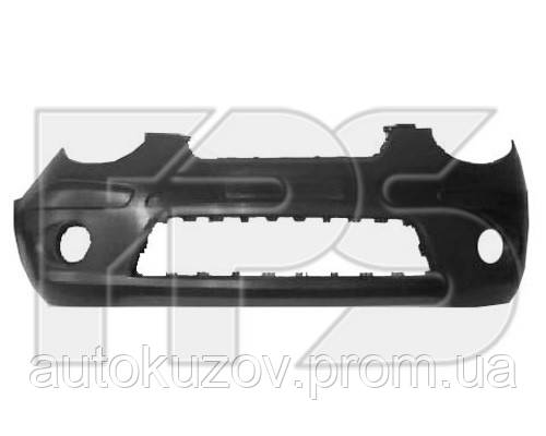 Передний бампер Kia Picanto 07-10 черный, с отв. ПТФ (FPS) 8651107500 ...