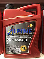 Alpine DX1 5W-30 4л | Сравнить цены и купить по акции со скидкой на Prom.ua