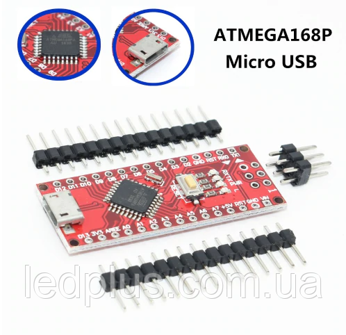 Плата Arduino Nano ATmega168PA CH340, ціна 170.20 грн — Prom.ua (ID ...