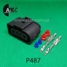 Роз'єм 4 контактний паливного насоса Ауді, Фольксваген, Шкода (ID ...