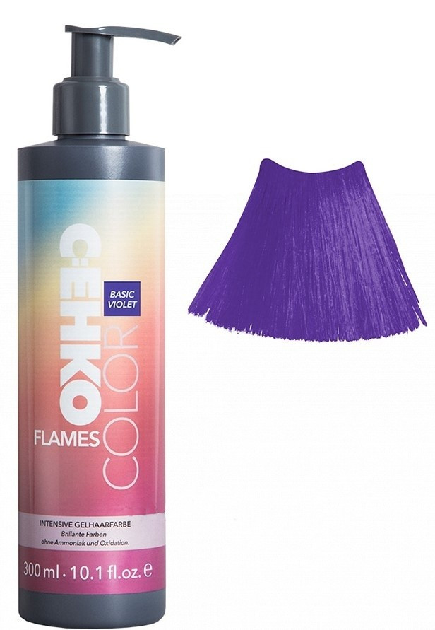 Пигмент Прямого Действия для Волос Фиолетовый C:EHKO Color Flames 300 ...