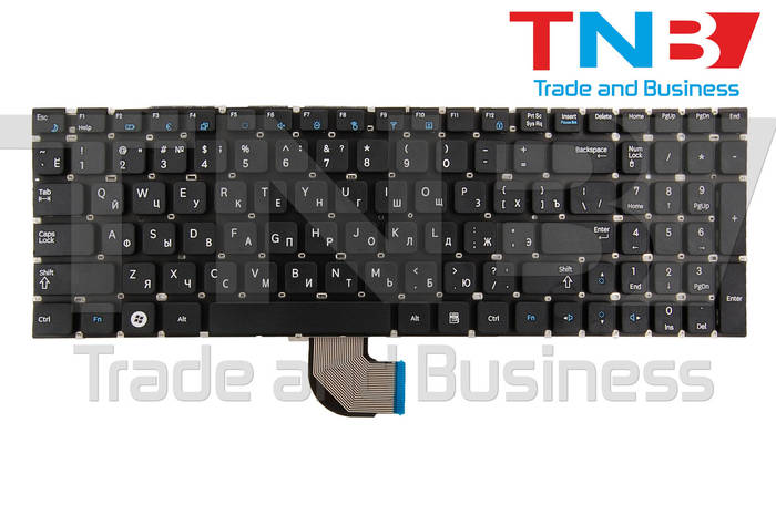 Купити Клавіатура Samsung RF510 RF511 чорна без рамки, ціна 625 грн ...