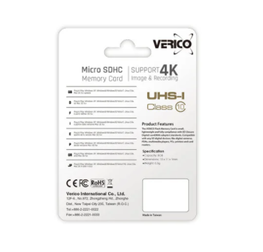 Карта памяти Verico MicroSDHC 16GB UHS-I Class 10 (KG-144) (ID#1261888463), цена: 280 ₴, купить ...