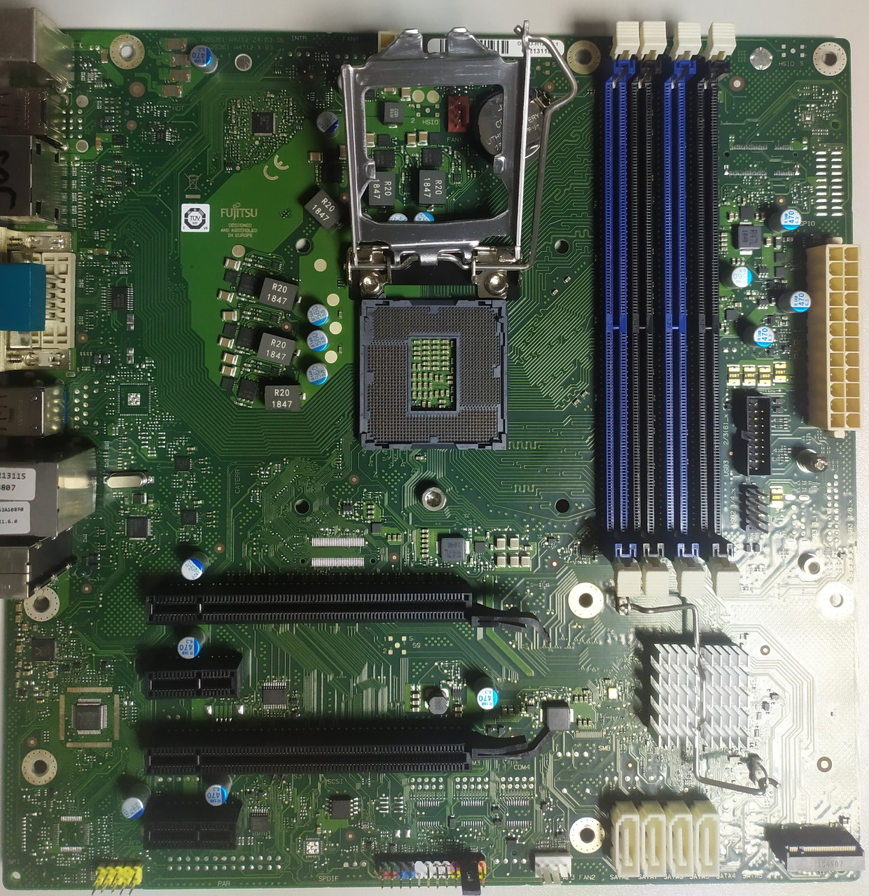 Материнская Плата S1151v2 Fujitsu D3643-H12 Б/у на Чипсете Intel B360 ...