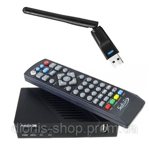 Комплект: Ресивер Satcom T505 PLUS цифровой эфирный DVB-C/T/T2 + WiFi ...