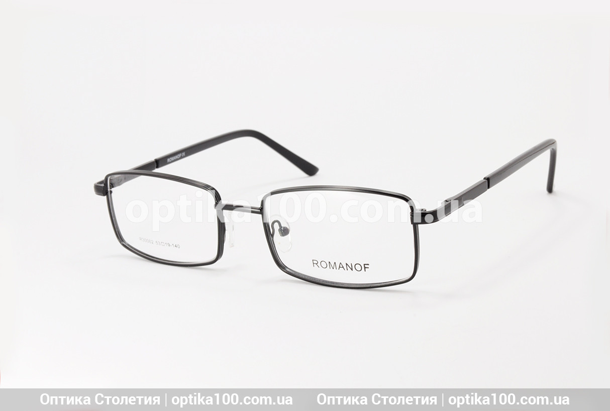 Черная Прямоугольная Оправа для Очков. На Среднее Лицо — Купить ...