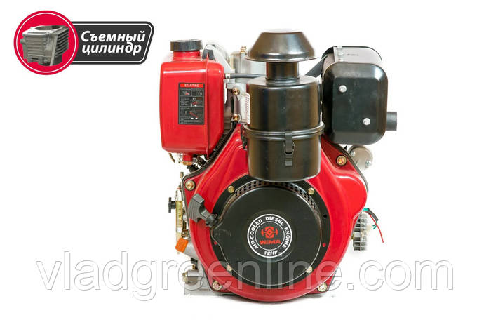 Купити Двигун дизельний Weima WM188FBE (вал під шліци) 12 л. с. ел ...