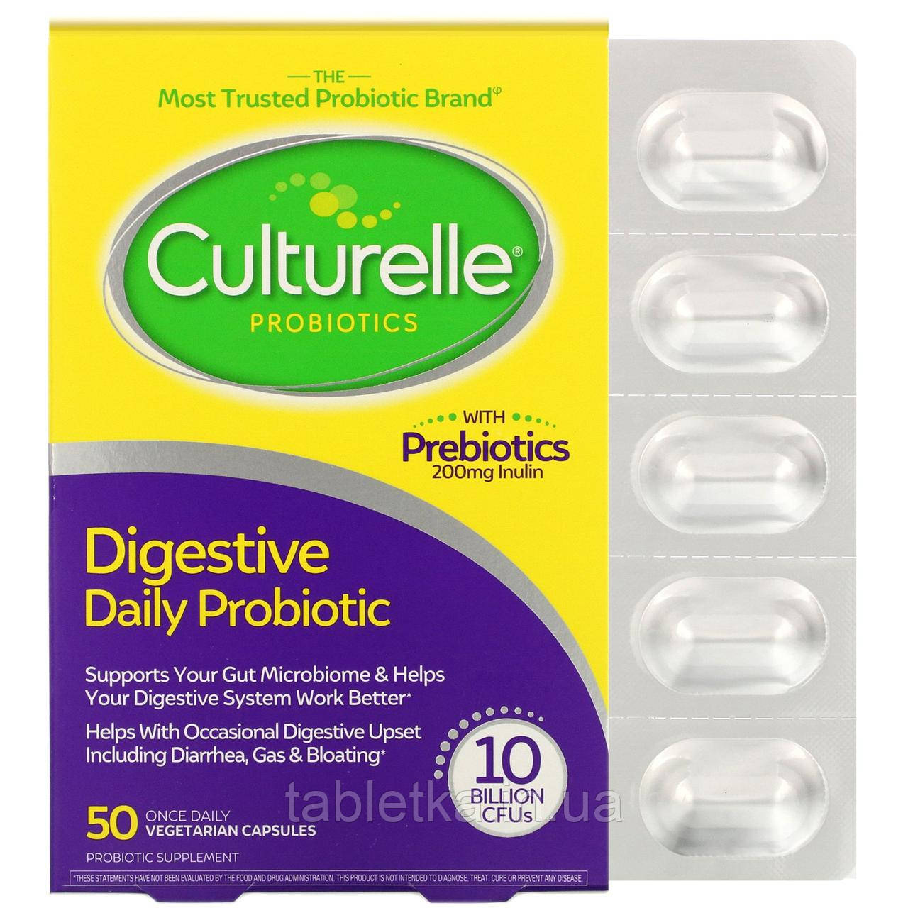 Купить Culturelle, Probiotics, Digestive Daily Probiotic, 10 Billion ...