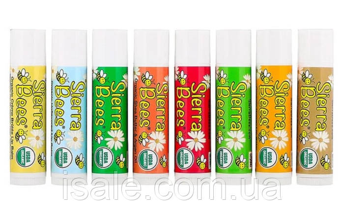 Sierra Bees, Набор органических бальзамов для губ, 8шт. в упаковке (ID ...