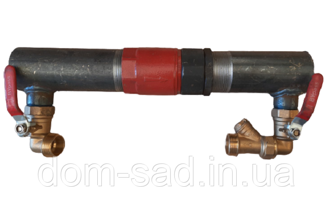 Купить Байпас короткий 40 мм байпас с чугунным клапаном, цена 1098 ...