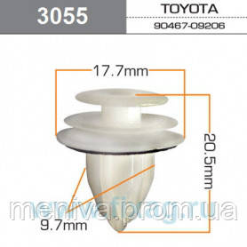 Купити Кліпса кріплення радіатора і капота на Хонда, ціна 12 грн - Prom ...