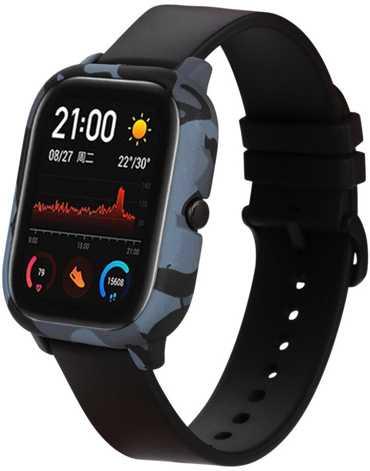 Купить Бампер Colorful для Amazfit GTS (пластиковый) Army Grey (Амазфит ...