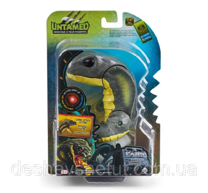 WowWee UNTAMED Snakes Fang Fingerlings Змія Змія Інтерактивна Іграшка ...