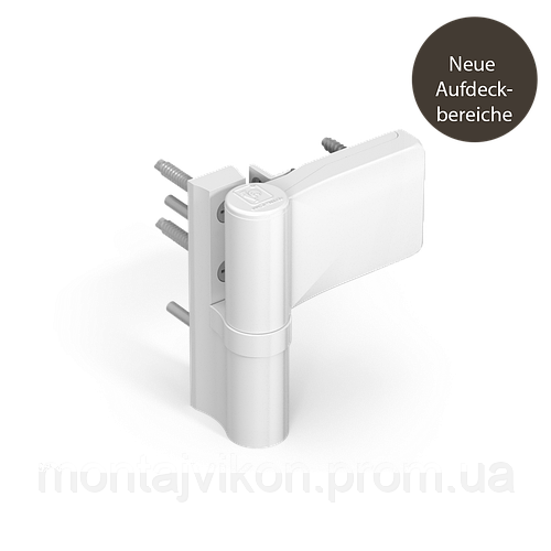Петля дверная Dr. Hahn KT-N Band 15-20 мм 160 кг белая (ID#1266497030 ...