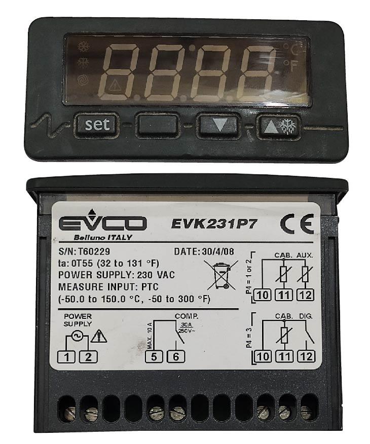 EVCO EVK231P7 Б/у контроллер (ID#1266841821), цена: 450 ₴, купить на Prom.ua