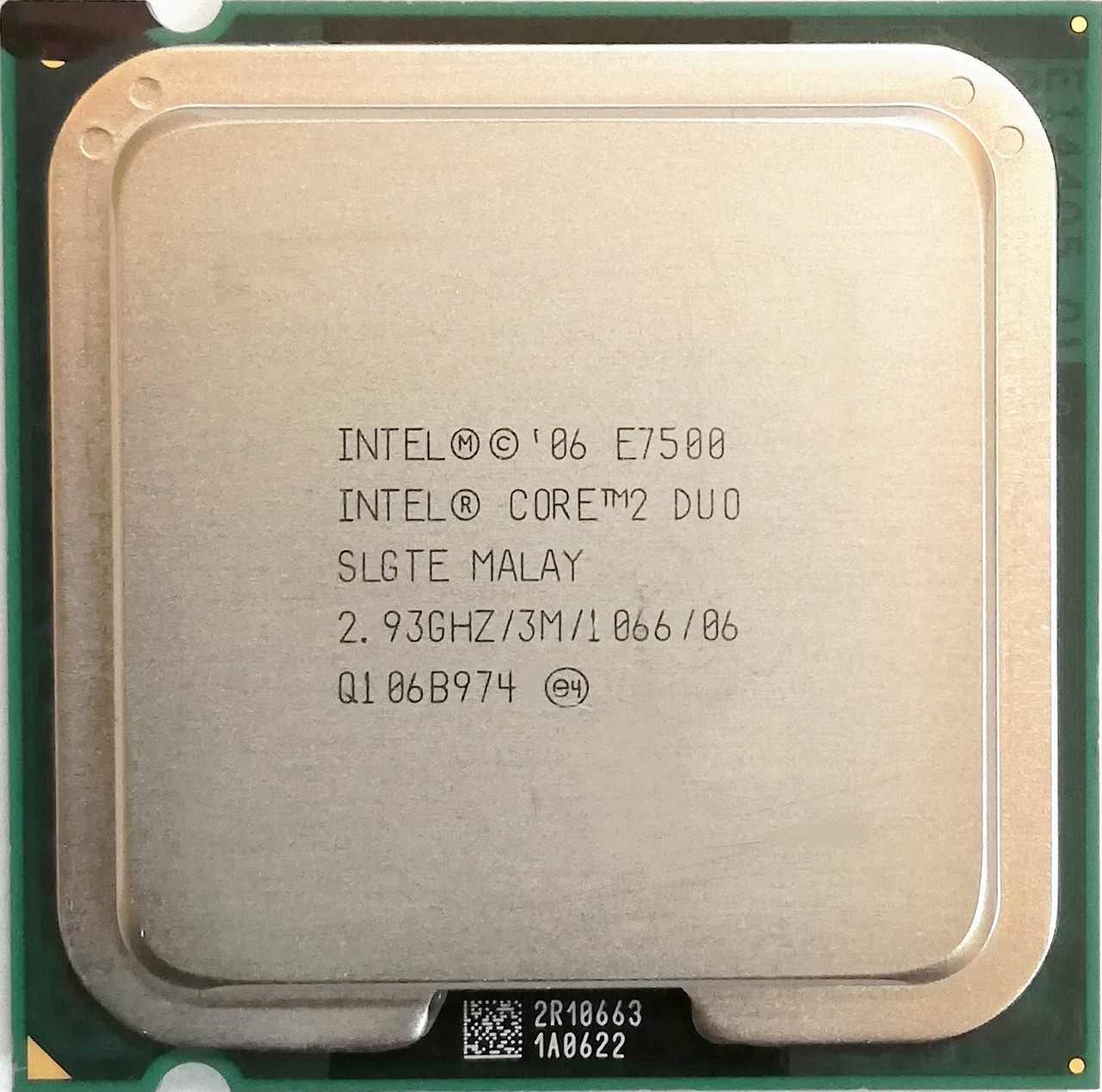 Процесор Intel Core 2 Duo E7500 R0 SLB9Z, SLGTE 2.93 GHz 3 МБ Cache ...