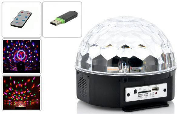 Купить Диско-шар LED RGB Magic Ball Light MP3 + USB! Скидка, цена 447. ...