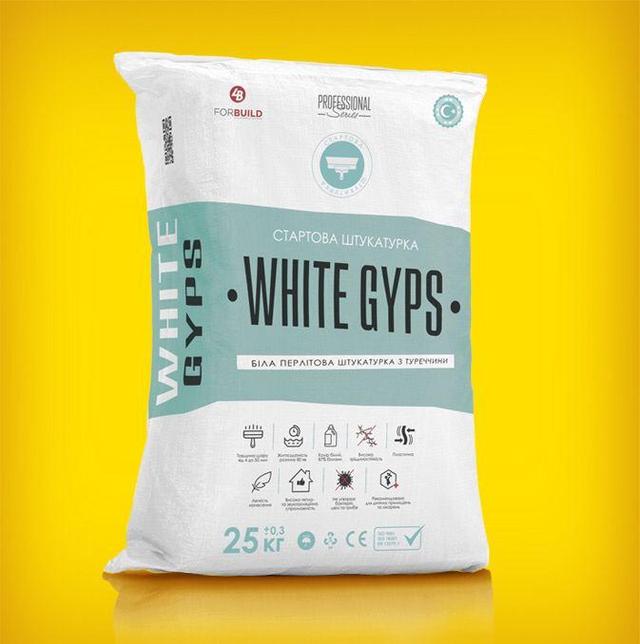 НОВИНКА З ЄВРОПИ! WHITE GYPS! Новини компанії «ТОВ "УКРБУД-КОНТРАКТ"»