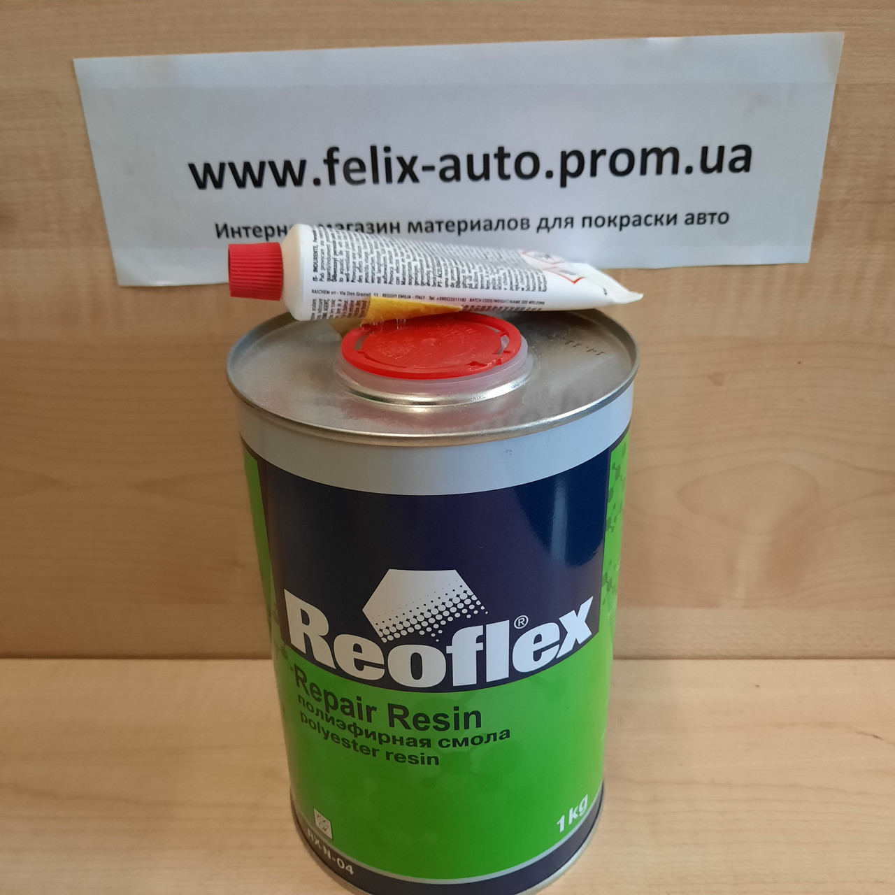 Полиэфирная смола (1 кг) Reoflex, комплект с отвердителем (ID ...