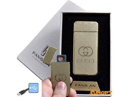USB зажигалка в подарочной упаковке "GUCCI" (спираль накаливания ...