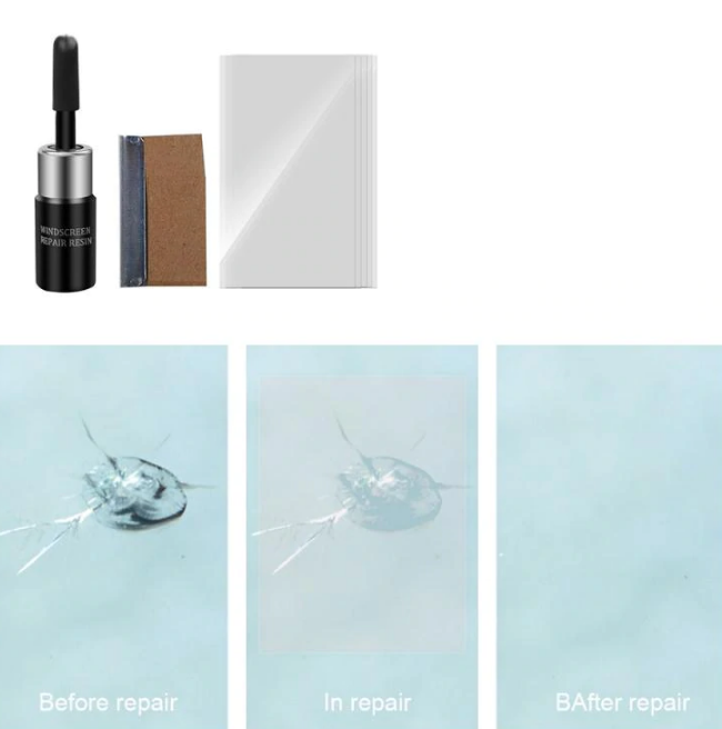 Купить Полимер клей для ремонта лобового стекла Sikeo DIY ремкомплект ...