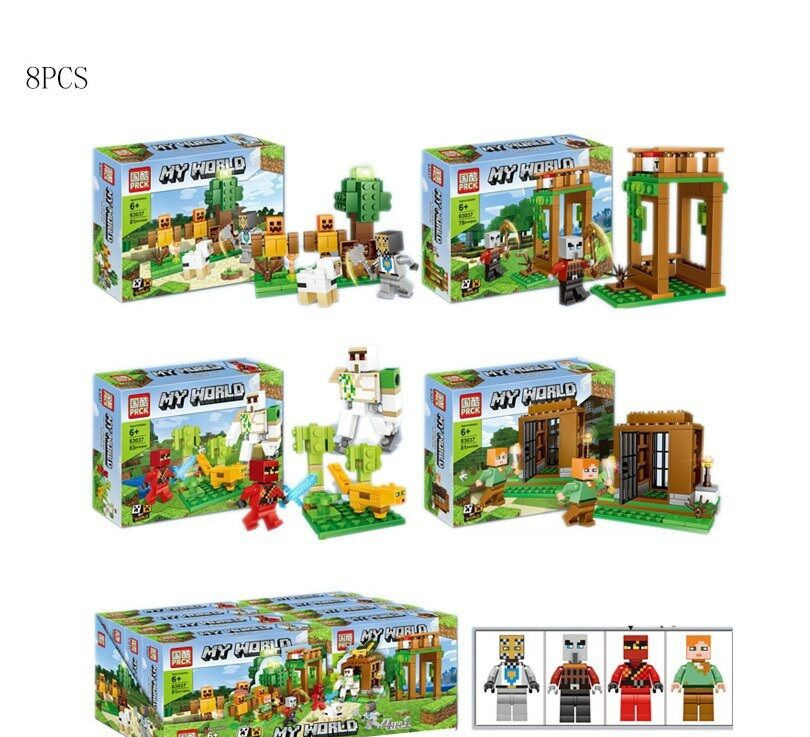 Конструктор набір Майнкрафт My World Minecraft Lego Лего 320 деталей ...