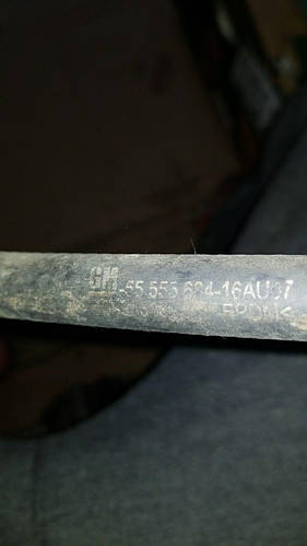 Патрубок системи охолодження GM 5825713 55555684 Opel Astra H Corsa D 1 ...