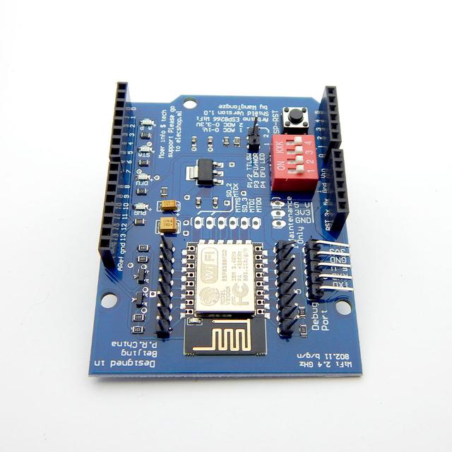 Плата розширення Arduino Uno ESP8266 WiFI ESP-12E (UART Shield ...