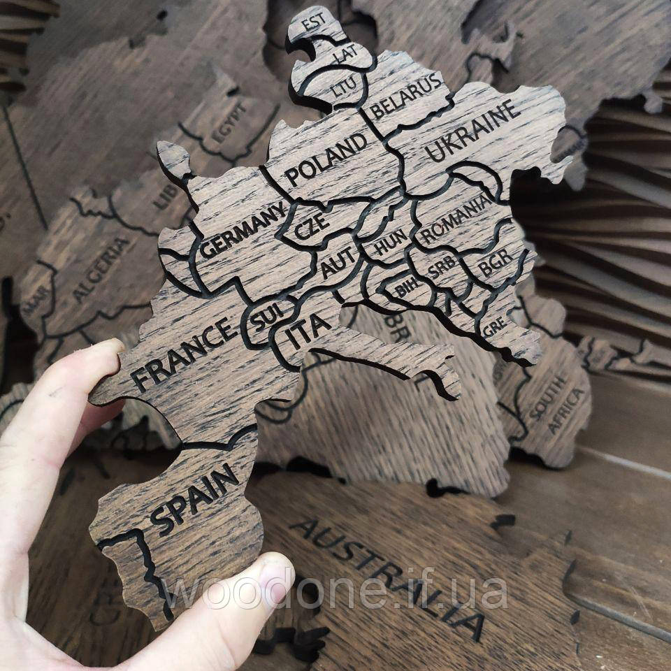 Карта Мира Из Дерева Дуб — Купить Недорого на Bigl Ua 1273182230